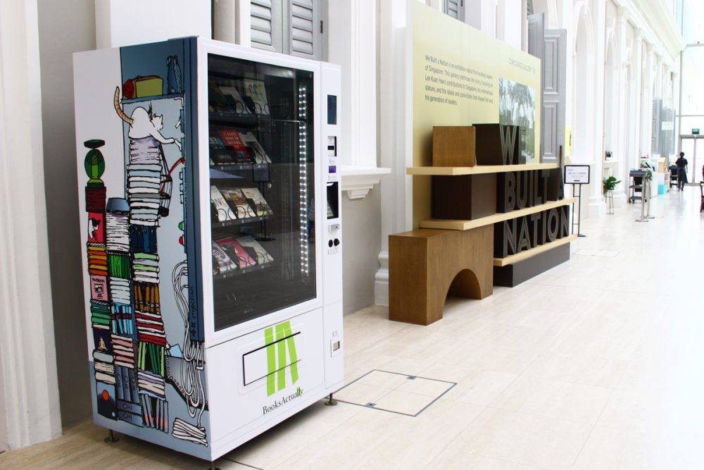 Book Vending Machine at National Museum Singapore, Image ...