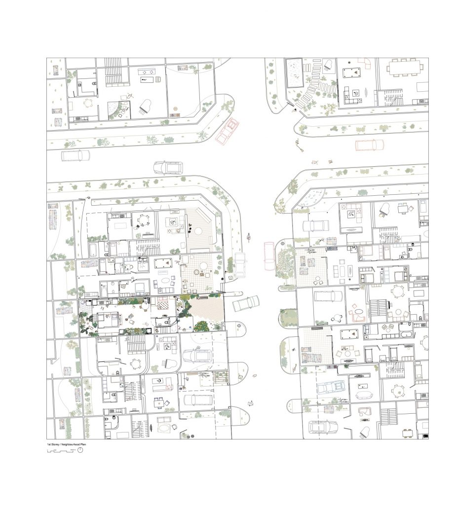 T House Plan, Image courtesy of Linghao Architects - art4d