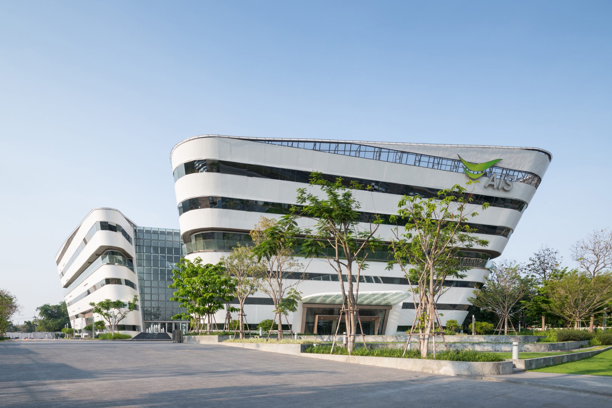 AIS Contact Center: An office building with a pleasant and relaxing ...