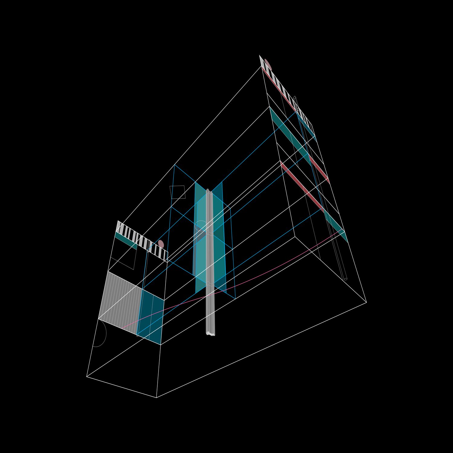 Suspended House: บ้านคล้ายคอลลาจ กับเสากลางบ้านที่ลอยเท้งเต้งเหนือพื้น ...