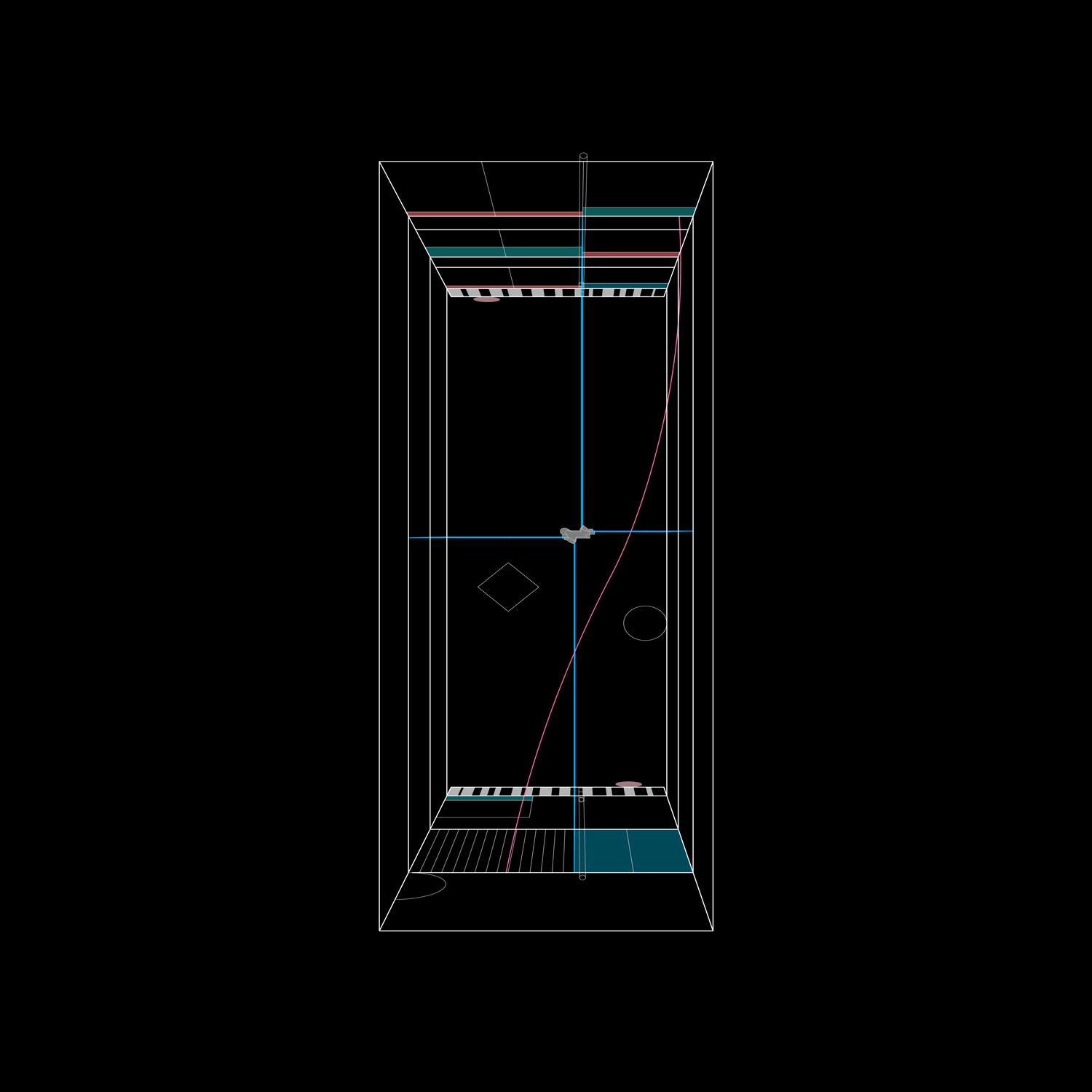 Suspended House: บ้านคล้ายคอลลาจ กับเสากลางบ้านที่ลอยเท้งเต้งเหนือพื้น ...